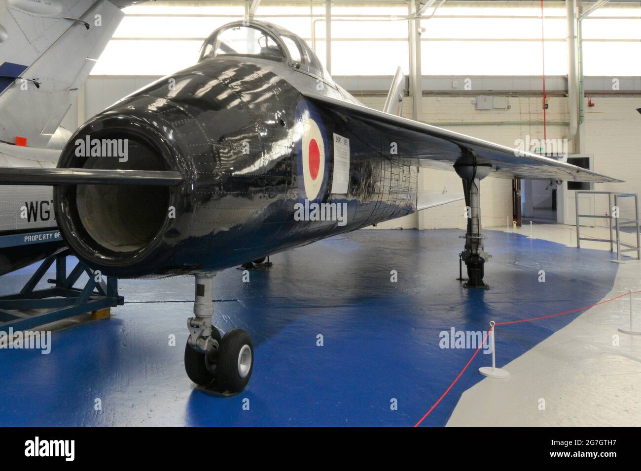 Short Brothers SB5 WG768 at RAF Cosford Stock Photo - Alamy