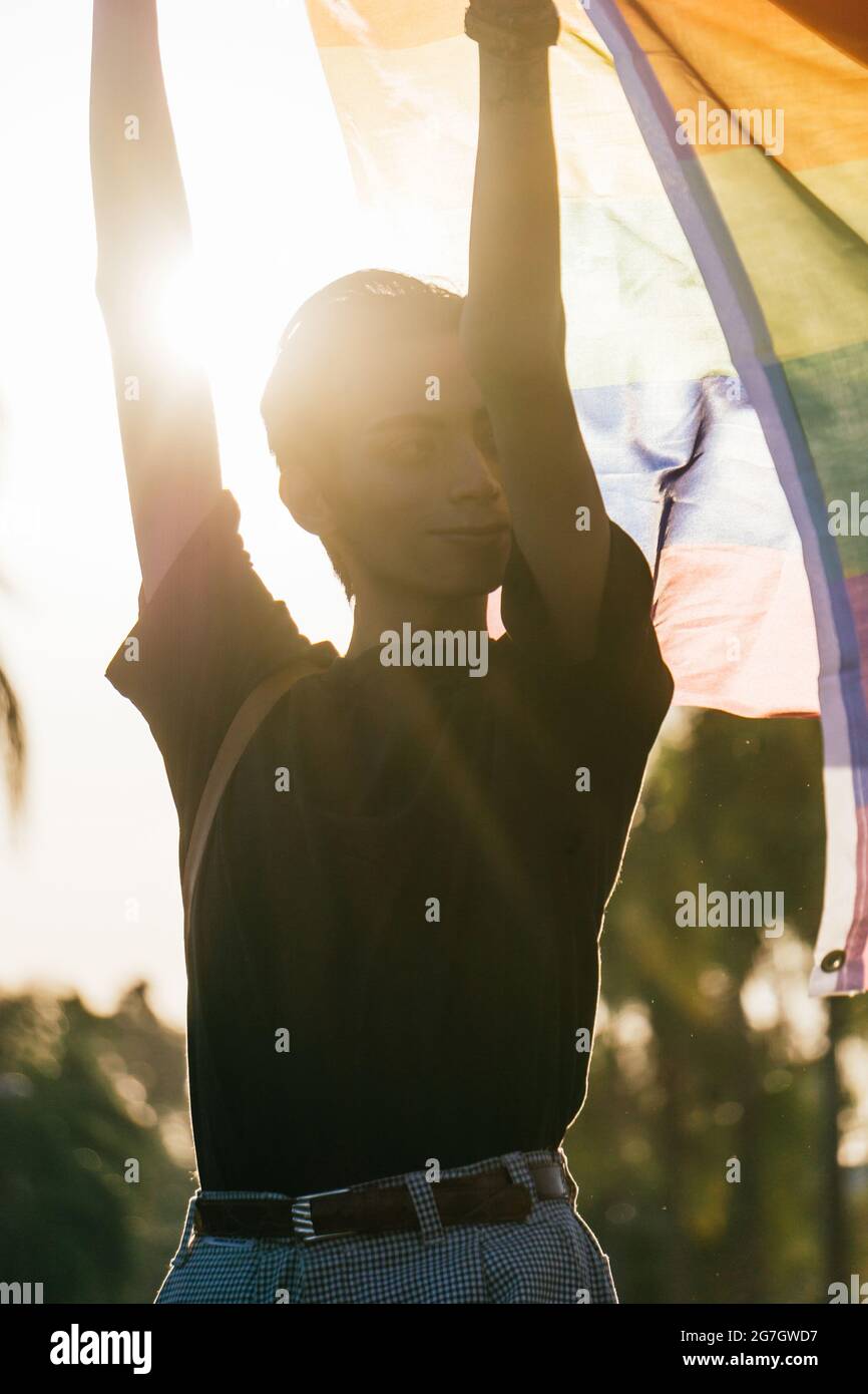 Rainbow lgbt flag hi-res stock photography and images - Alamy