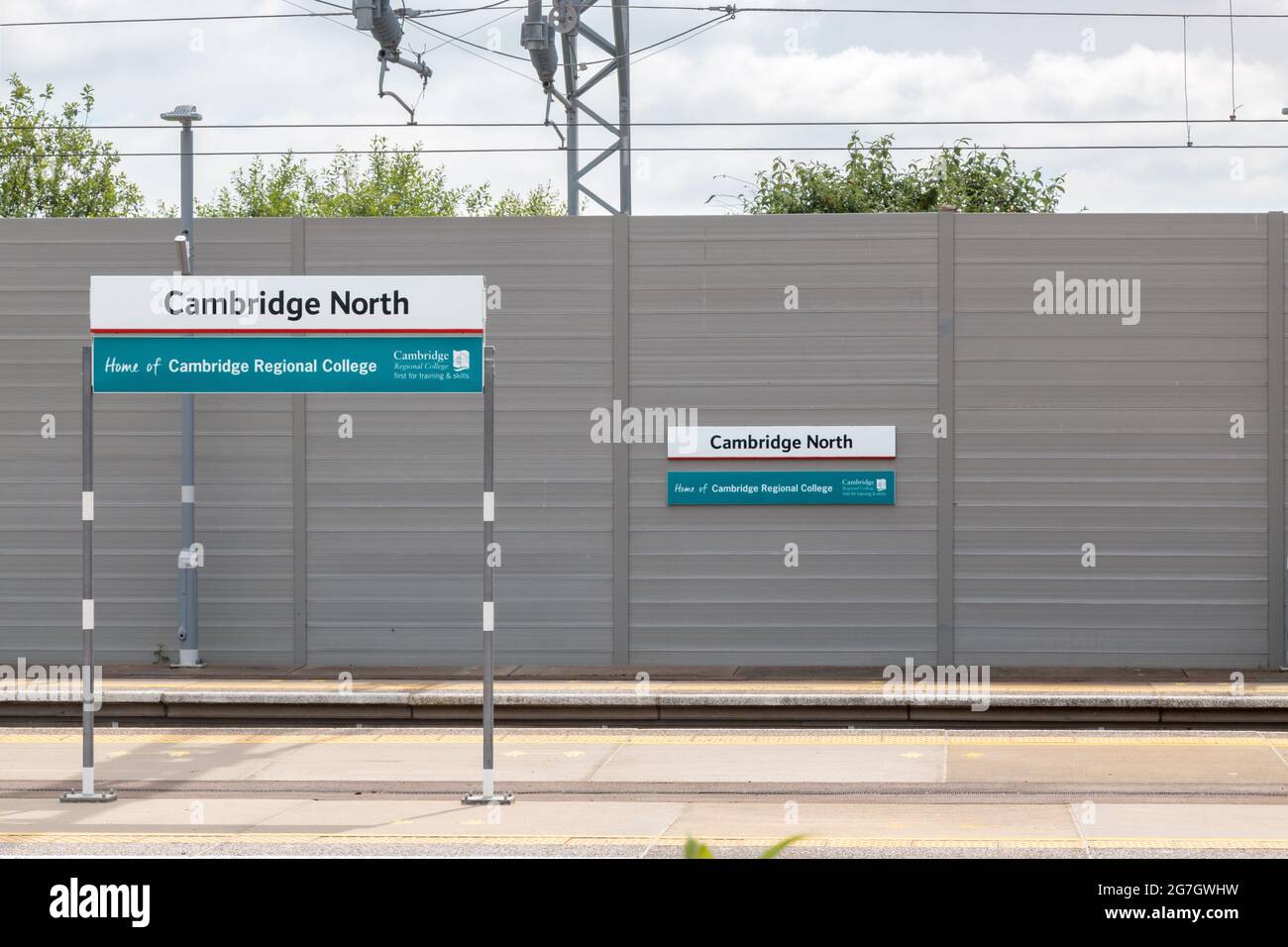 Cambridge North Station Sign High Resolution Stock Photography and ...