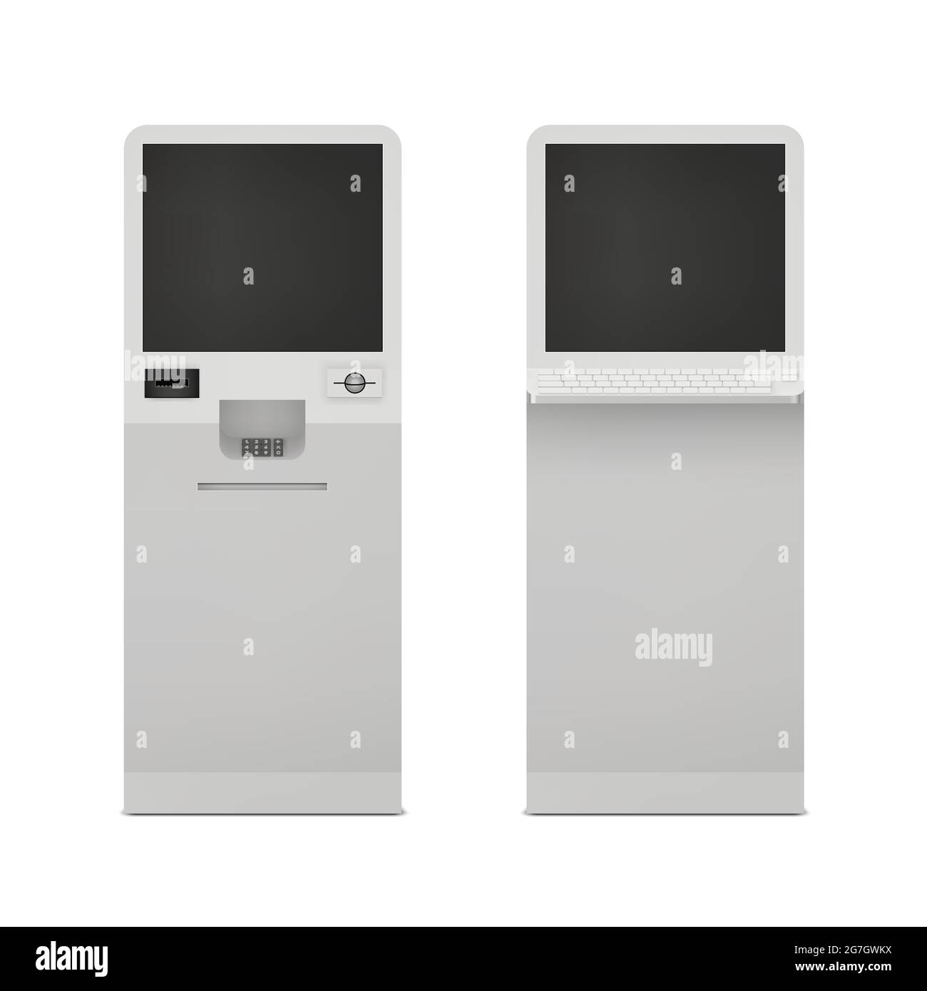 Computer Terminal Screen Stock Vector Images - Alamy