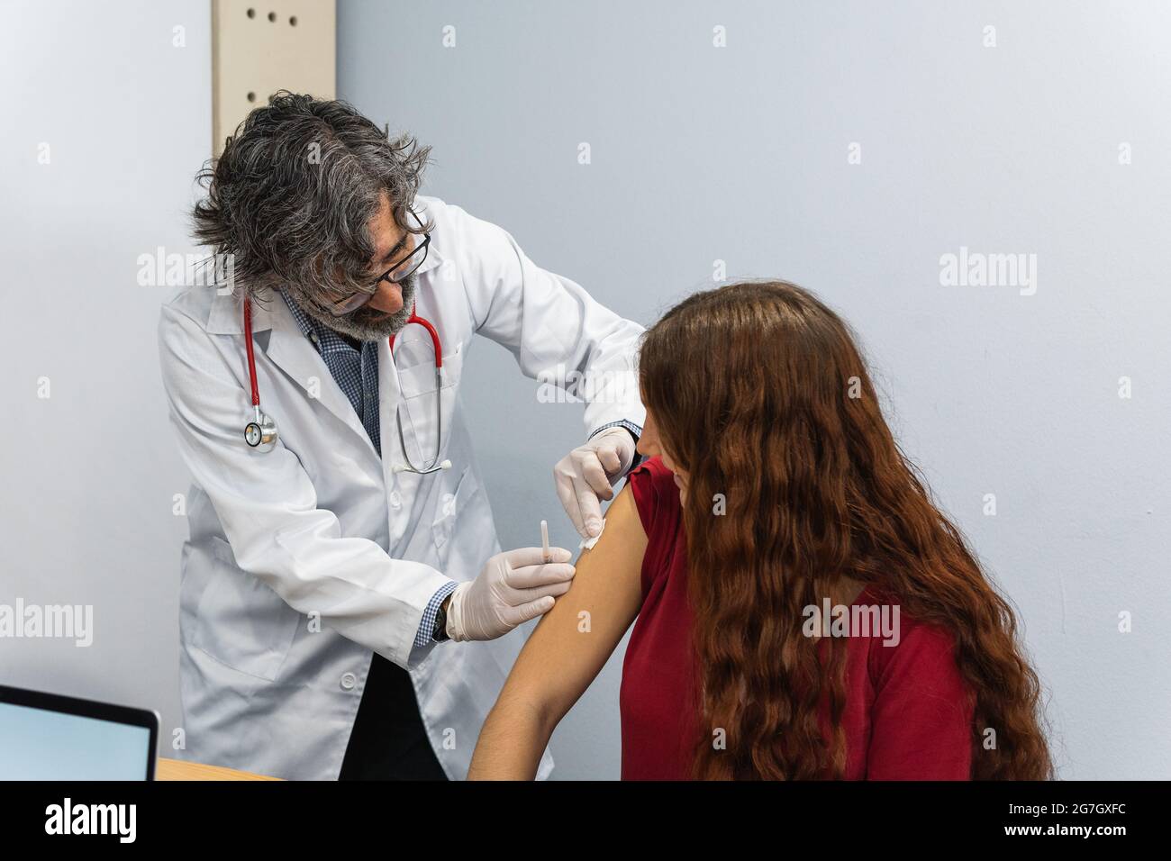 After injection hi-res stock photography and images - Alamy