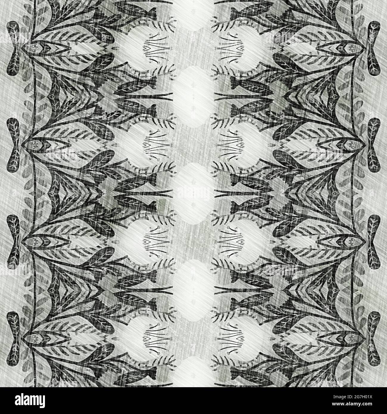 Seamless hand drawn pencil sketch pattern for surface print Stock Photo ...