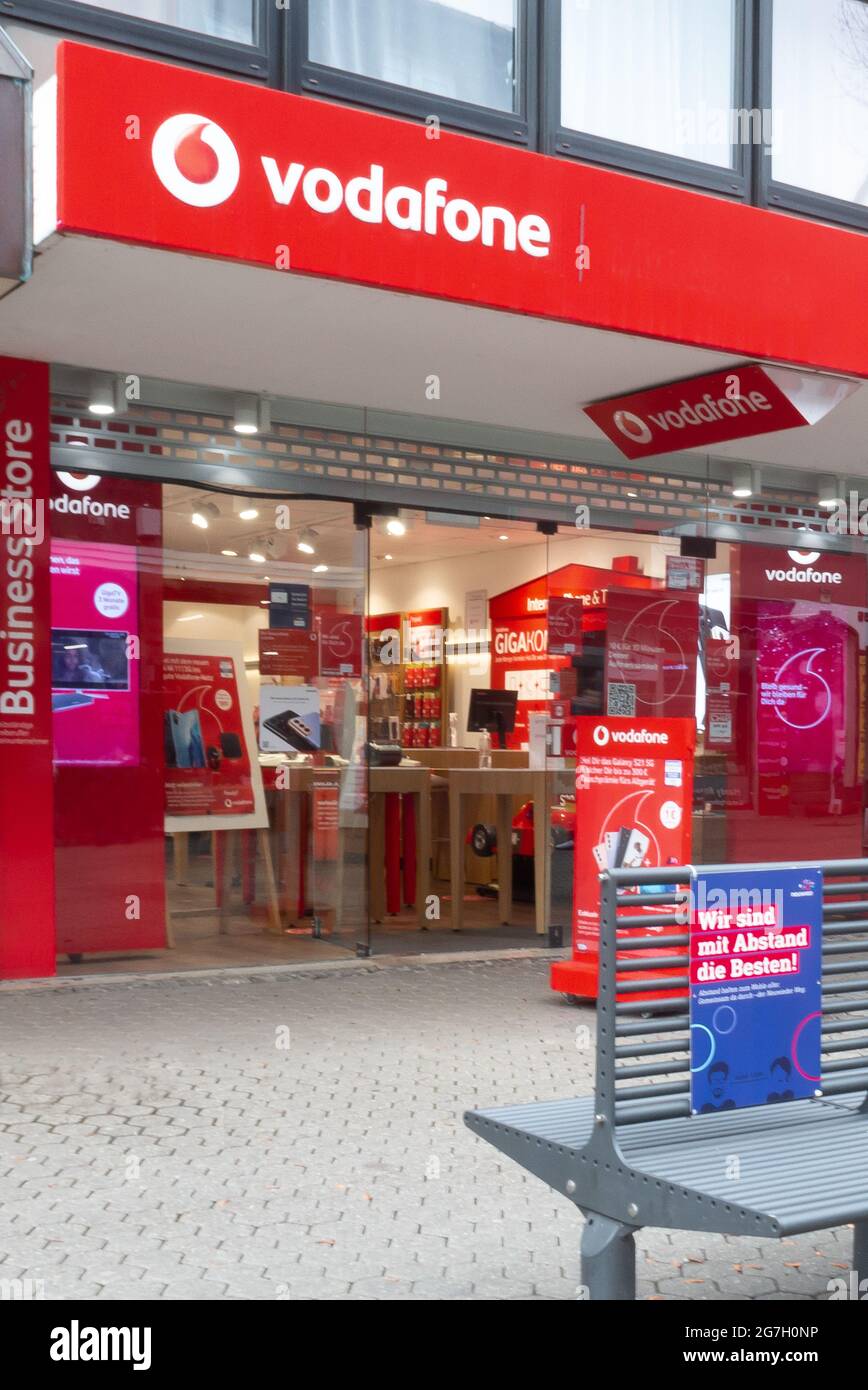 Vodafone symbol hi-res stock photography and images - Alamy