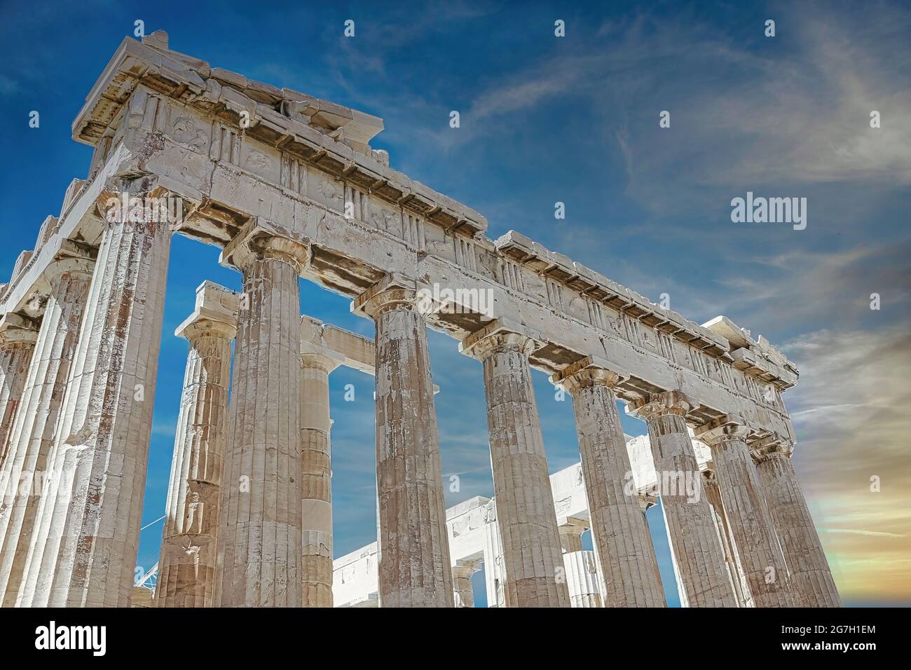 Parthenon is an ancient Greek temple built on the Acropolis of Athens ...