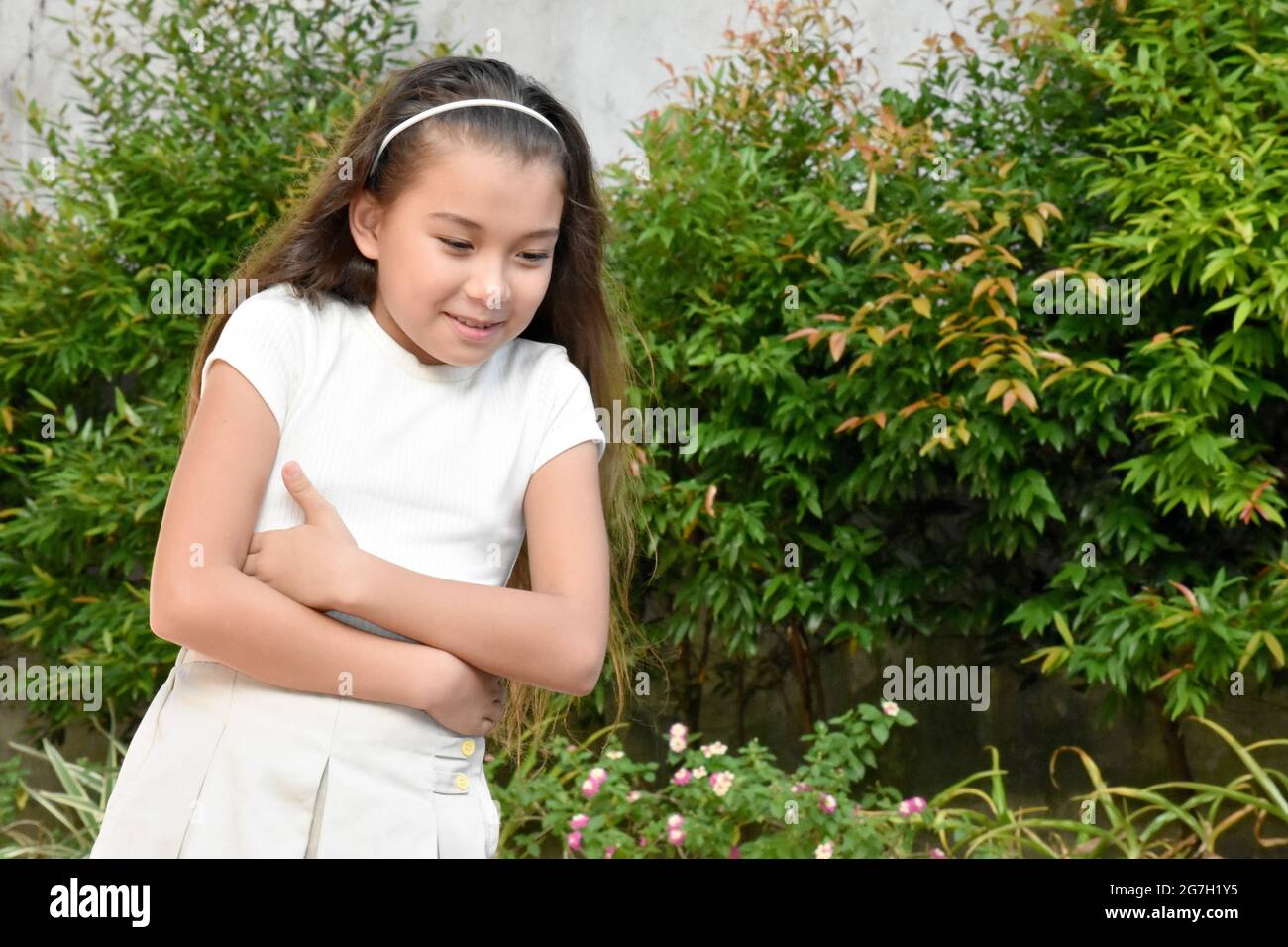 A Filipina Female And Illness Outdoors Stock Photo - Alamy