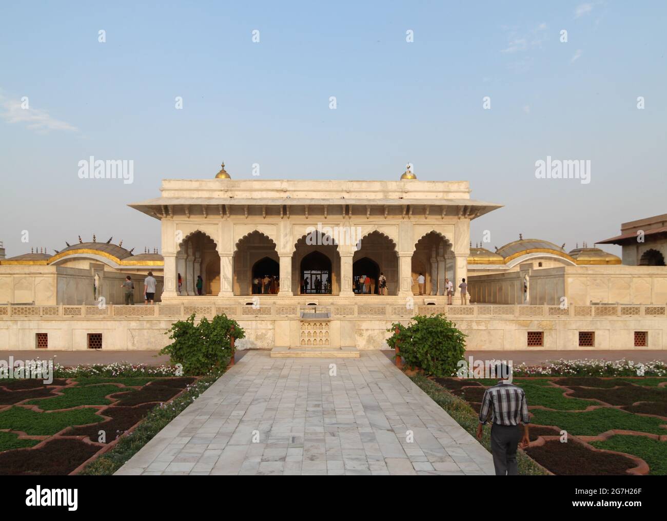 Mughal monuments of Agra Fort, India Stock Photo - Alamy