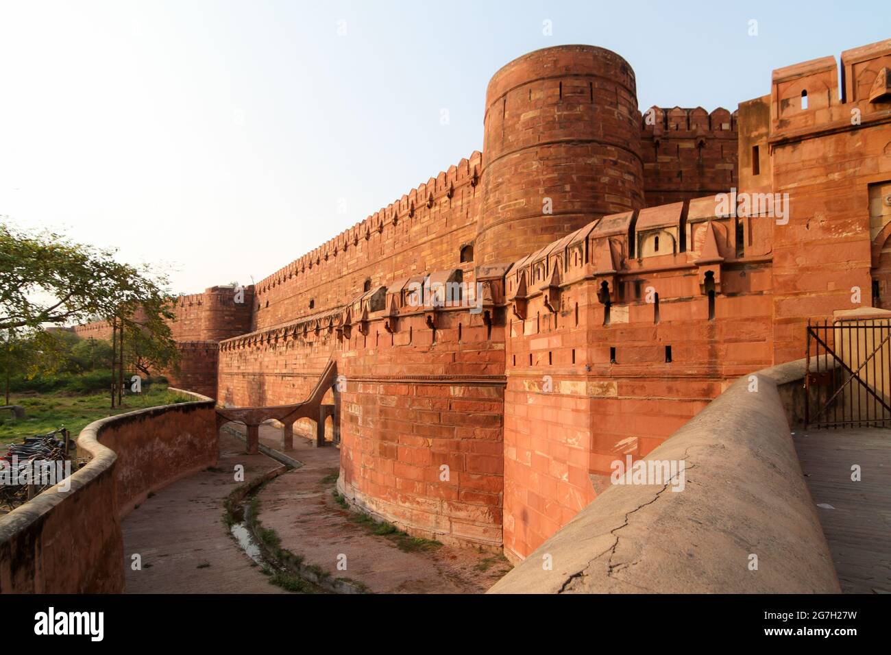 Agra fort in Mughal monuments of Agra in the Indian state of Uttar ...
