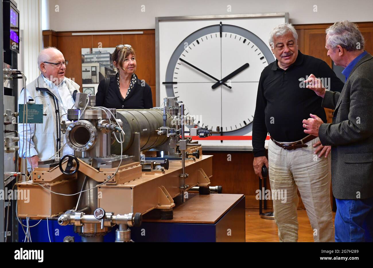 Ruhla, Germany. 14th July, 2021. Artur Kamp (l-r), Angela Birk, Willi ...