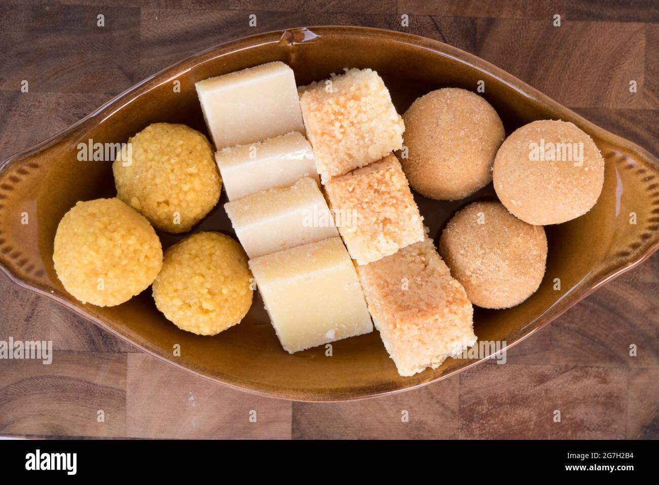 Top view of cookies in a bowl for Diwali - festival of lights Stock ...