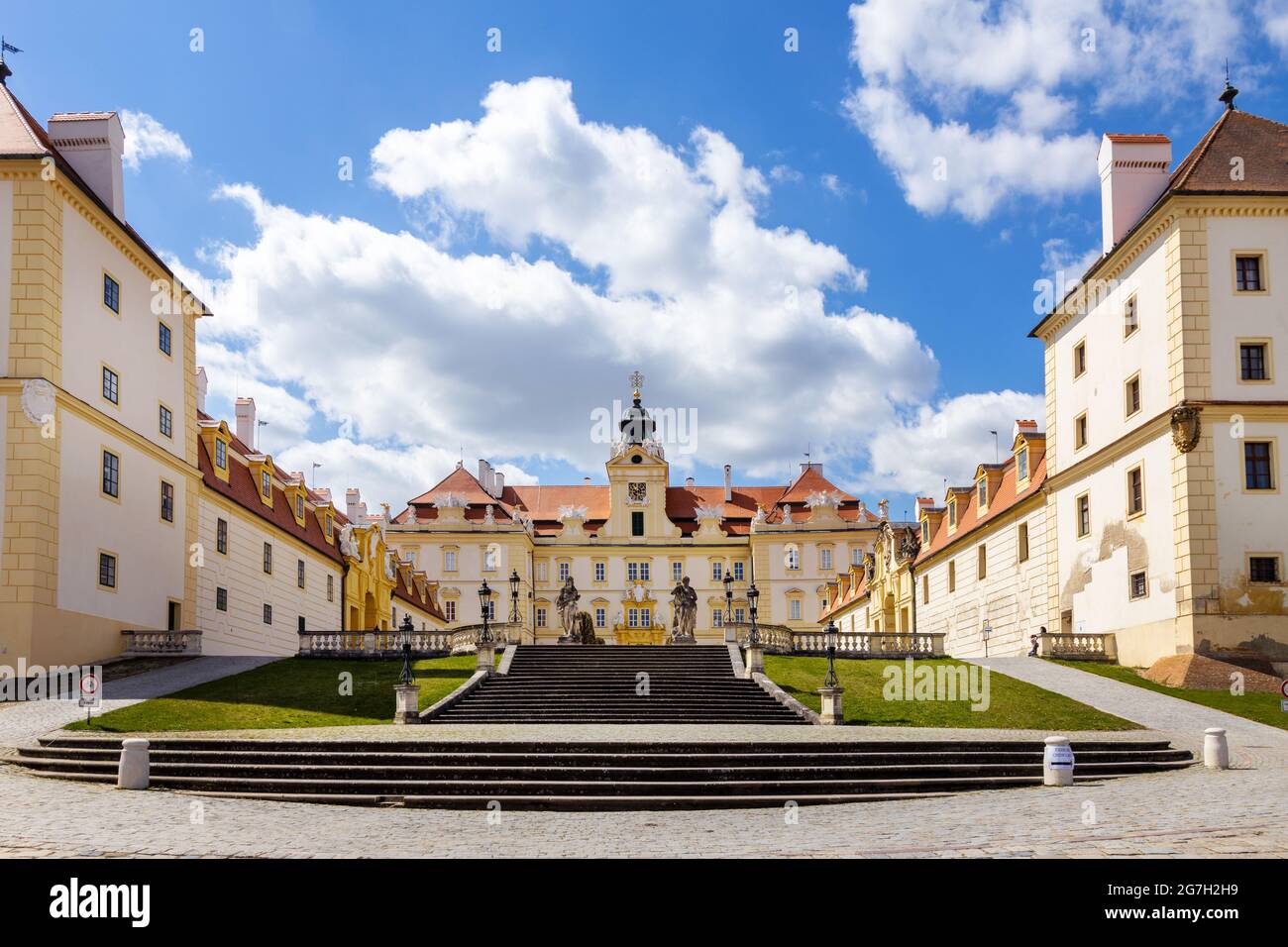 barokni zamek Valtice (UNESCO), Jihomoravský kraj, Ceska republika ...