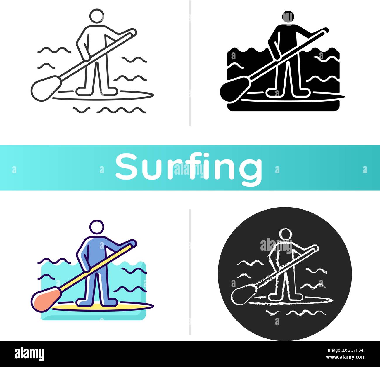 Paddle safety Stock Vector Images - Alamy