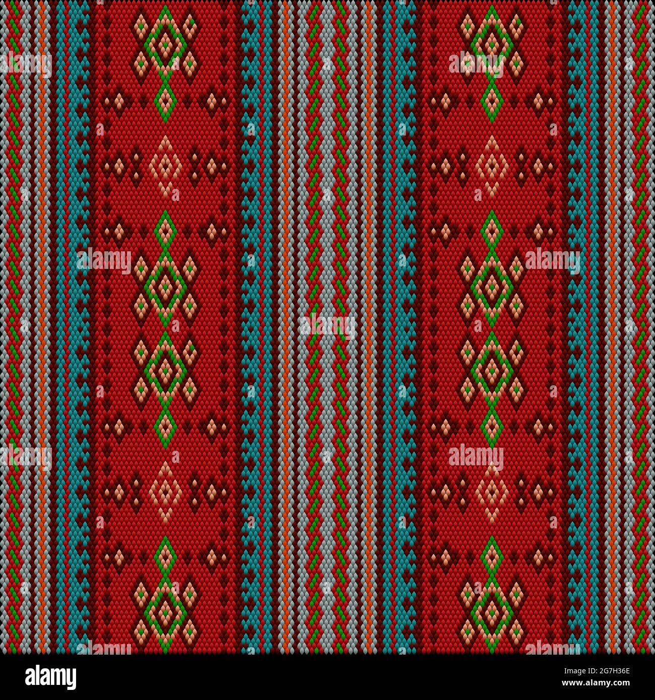 Traditional weaving of mexico Stock Vector Images - Alamy