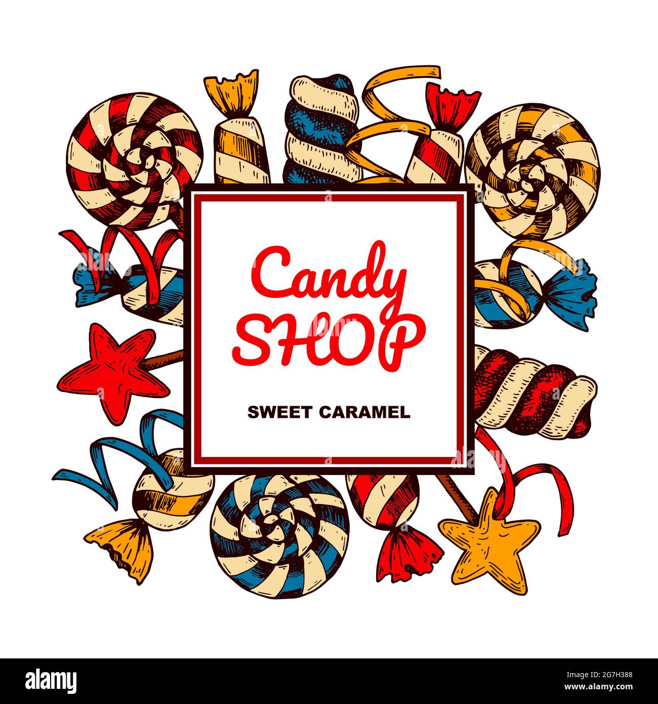 Candy Store Logo Design