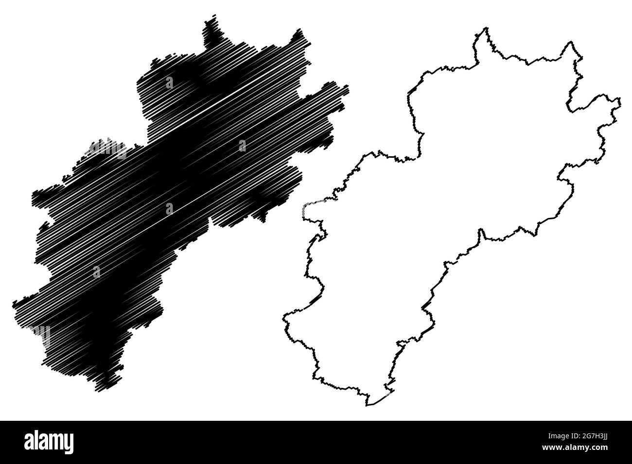 Kusel district (Federal Republic of Germany, State of Rhineland ...