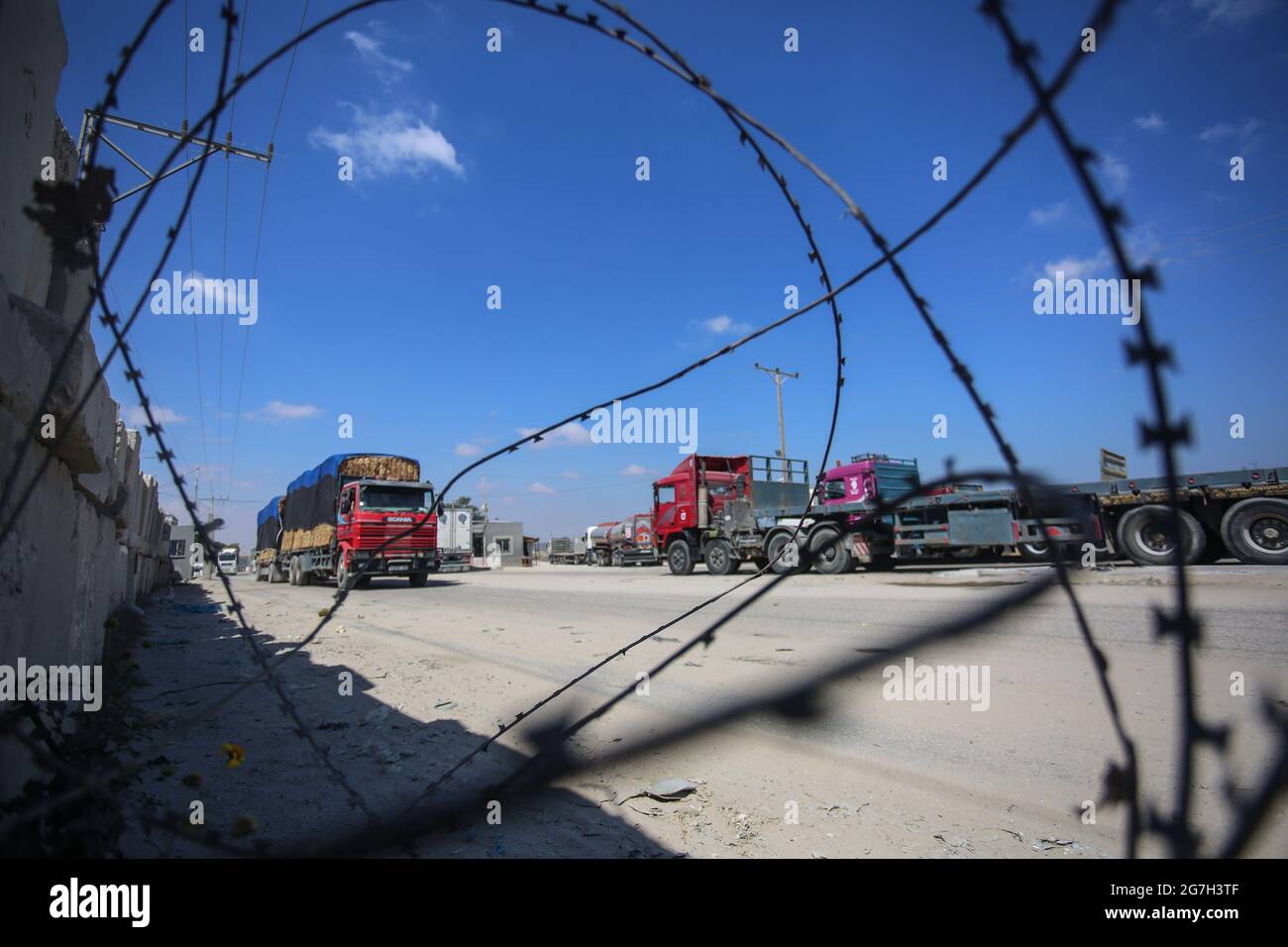 Southern the Gaza Stri, The Gaza Strip, Palestine. 14th July, 2021 ...