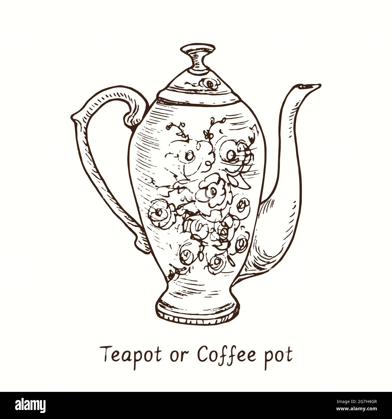 Teapot Drawing Template