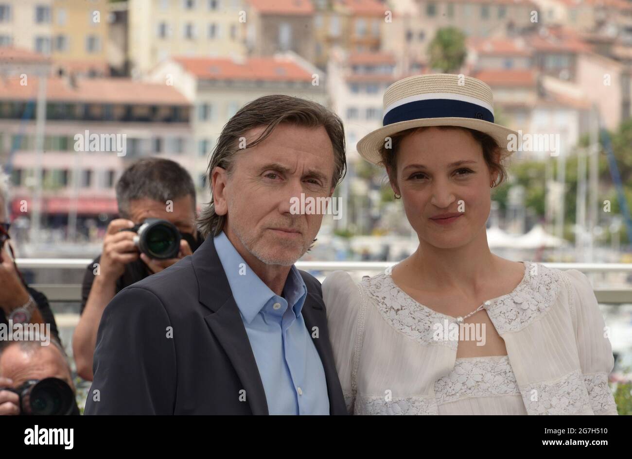 July 12, 2021, CANNES, France: CANNES, FRANCE - JULY 12: Tim Roth and ...