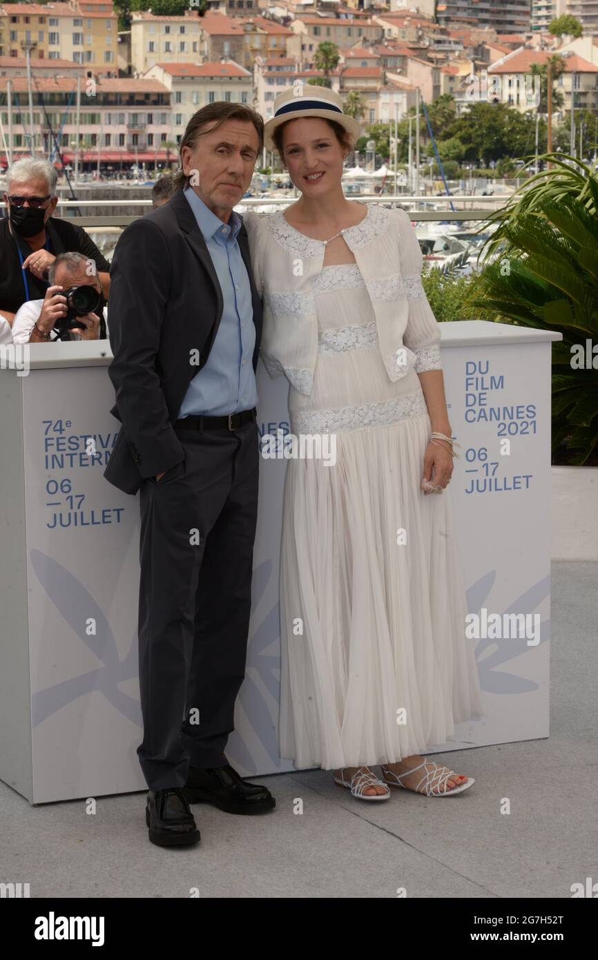 July 12, 2021, CANNES, France: CANNES, FRANCE - JULY 12: Tim Roth and ...