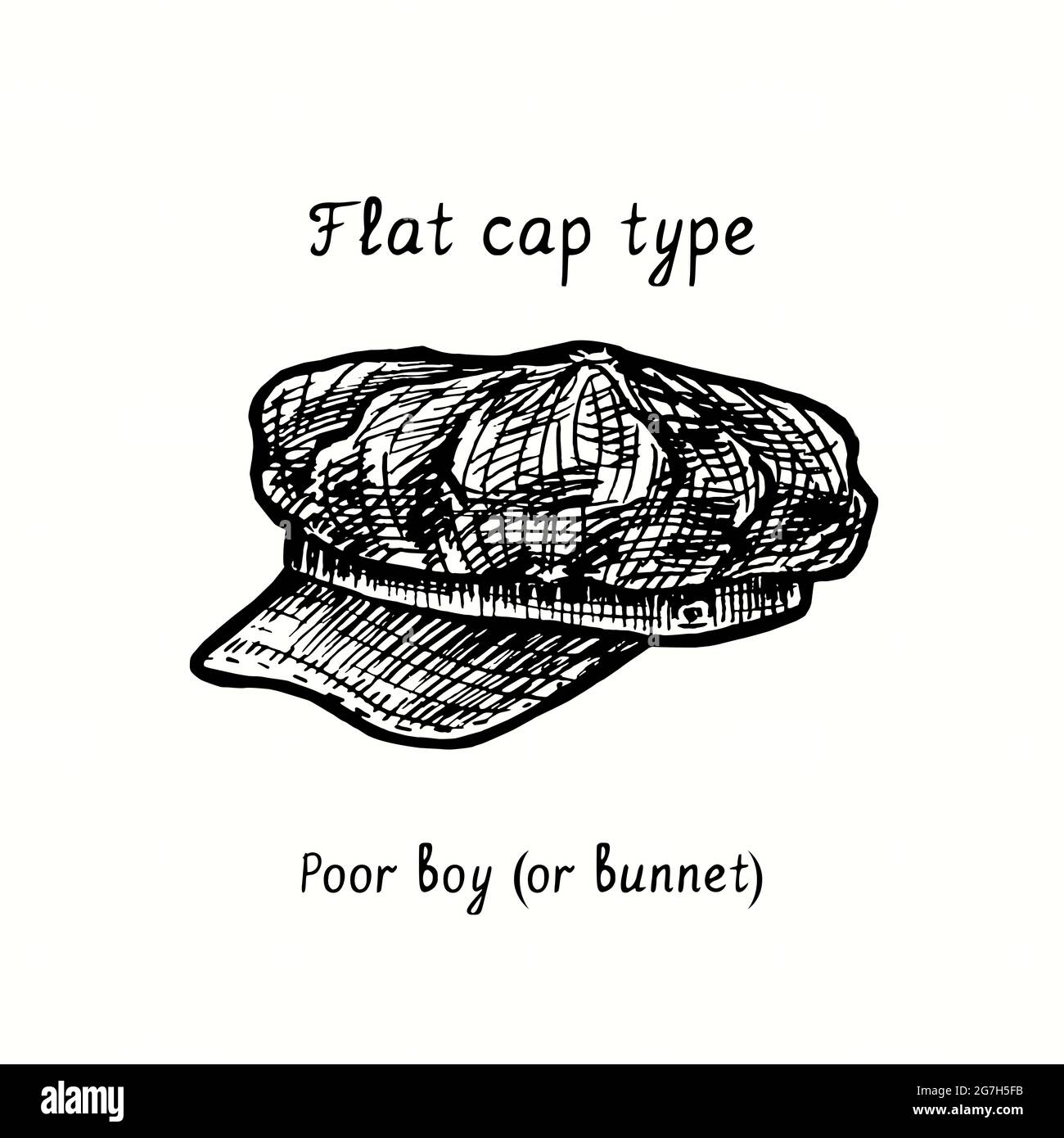 Black newsboy cap Cut Out Stock Images & Pictures - Alamy