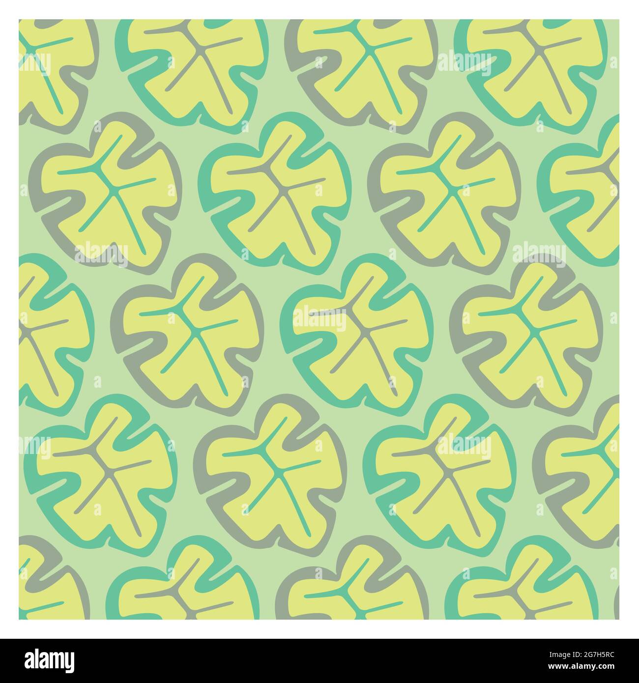 Background of green leaves on a wallpaper Stock Vector Image & Art - Alamy