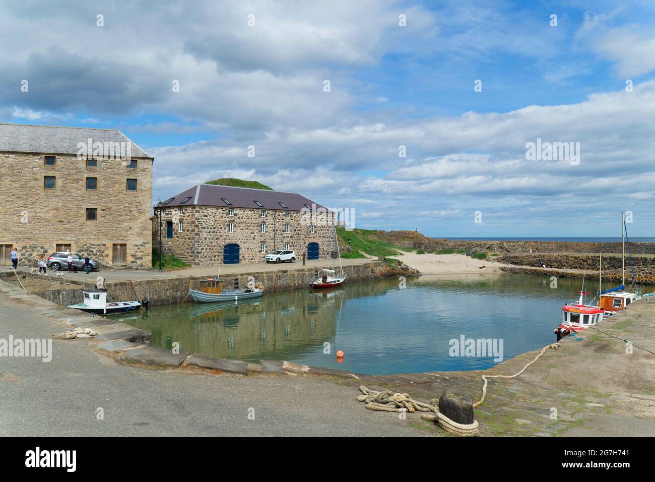 Portsoy Harbour, Aberdeenshire Stock Photo - Alamy