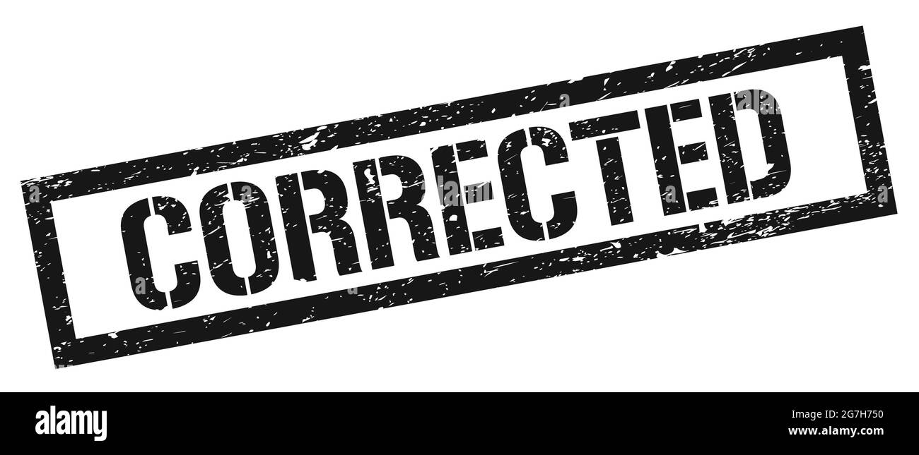 Corrected rubber stamp hi-res stock photography and images - Alamy