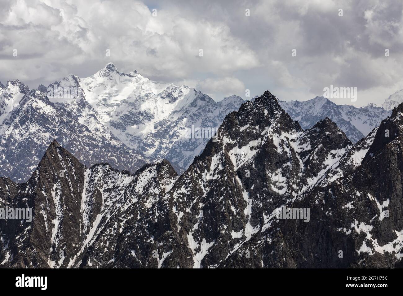 Beautiful alpine peaks in karakoram hi-res stock photography and images ...