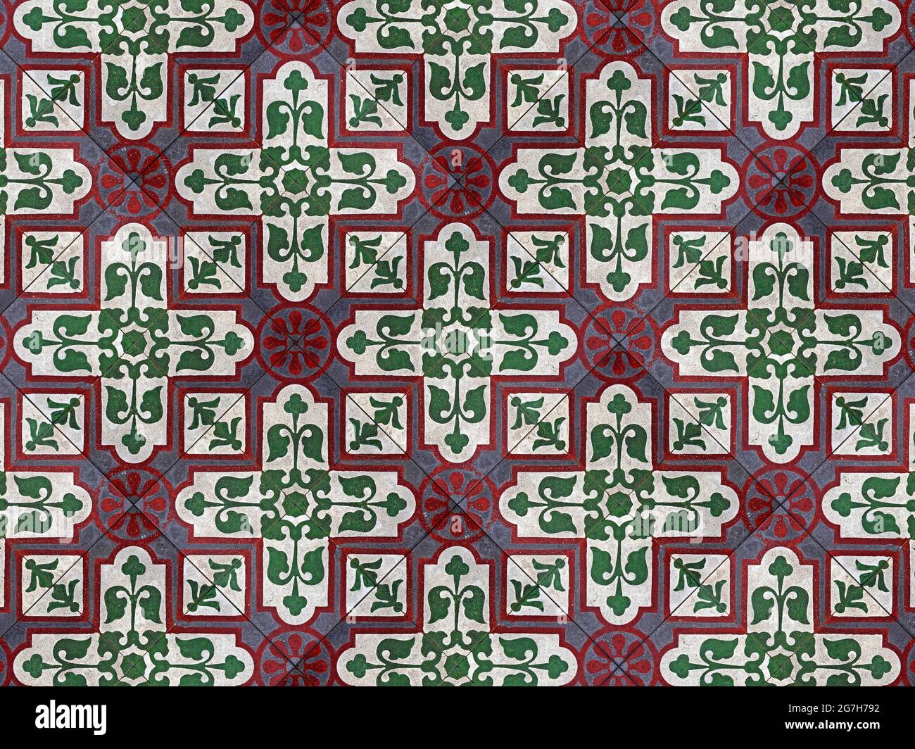 Ancient hydraulic tiles, Diamantina, Brazil Stock Photo - Alamy
