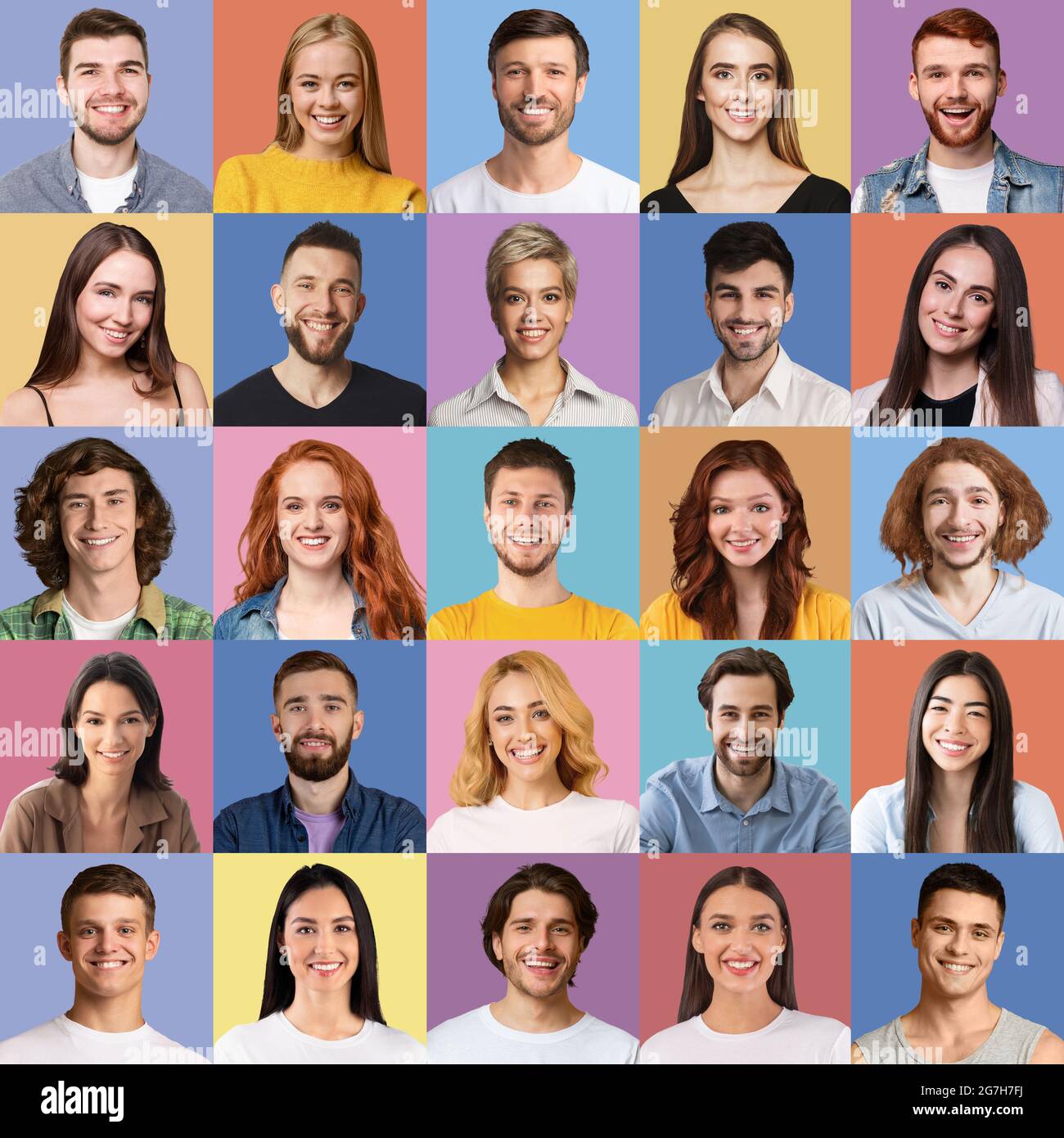 Happy People Faces Images