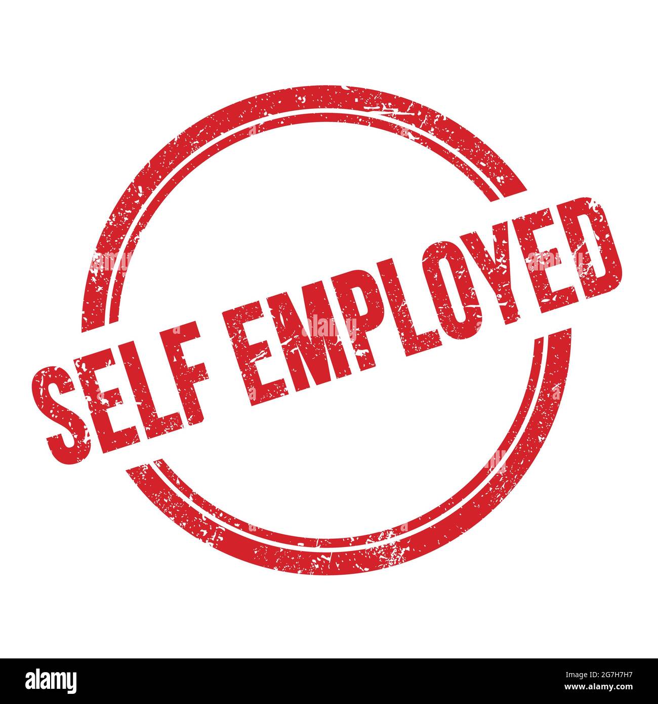 Self employed stamp hi-res stock photography and images - Alamy