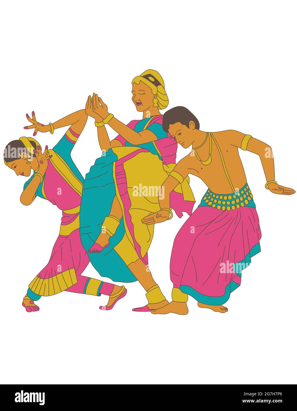 Indian Dancer Clipart