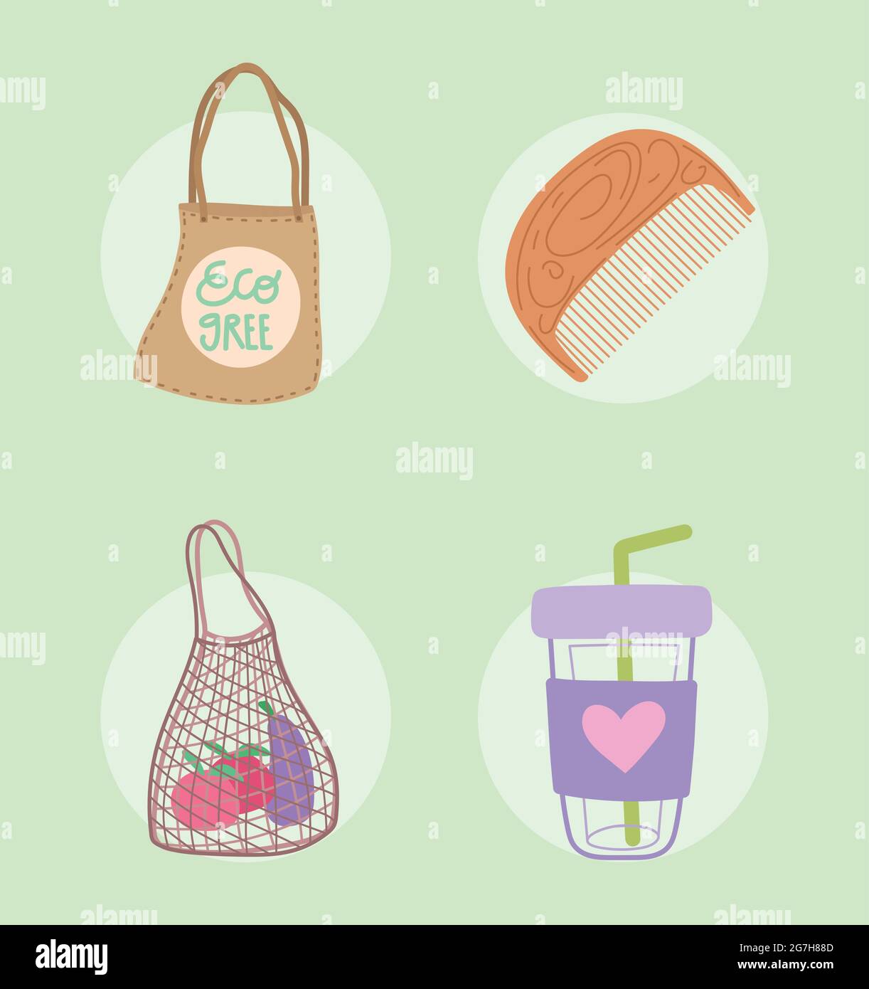 Reusable plastic containers Stock Vector Images - Alamy