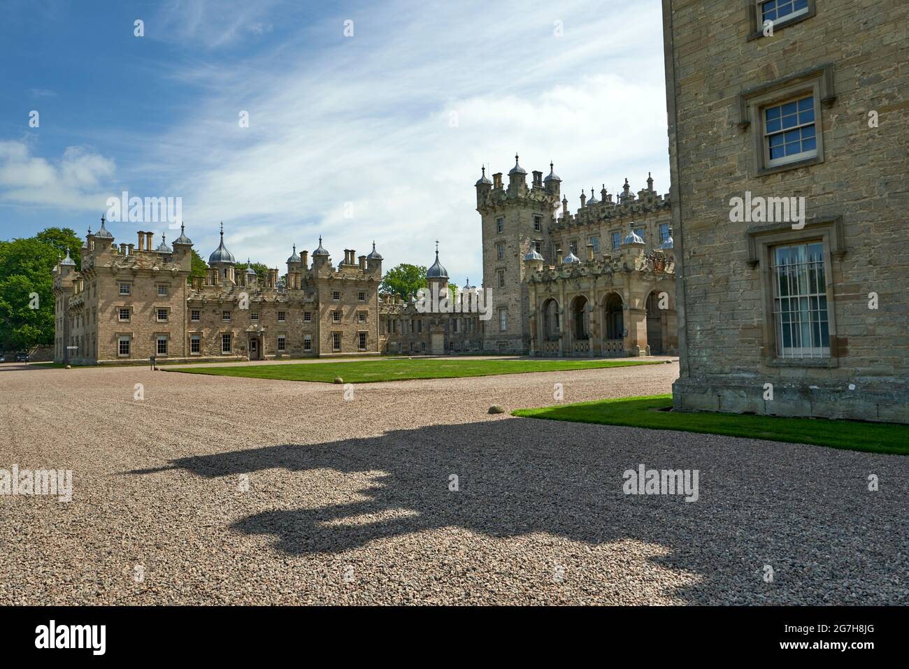 Floors Castle a stately home in the Scottish Borders described as a ...