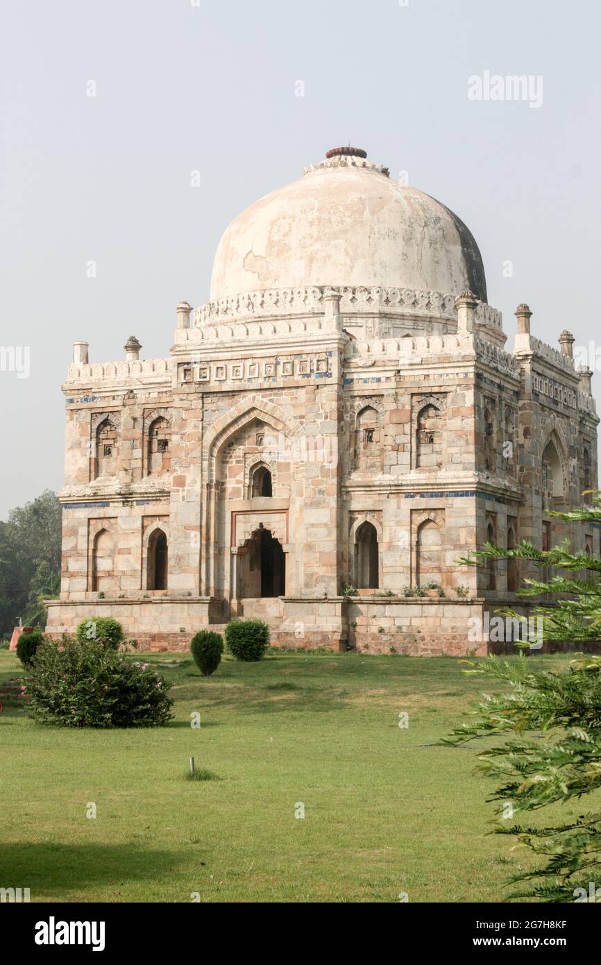 Architectural Mughal Monuments at Lodi Gardens, India Stock Photo - Alamy