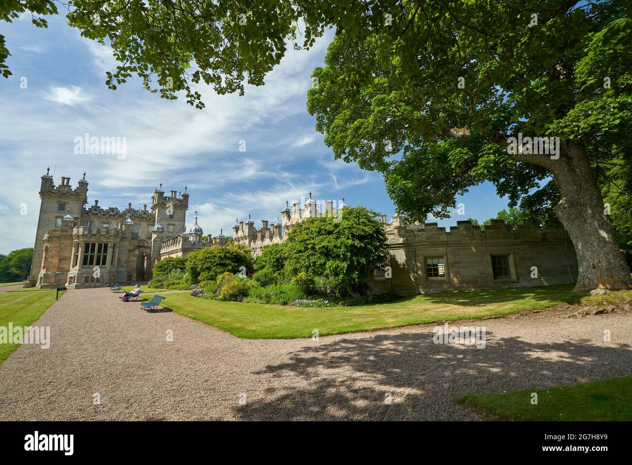 Floors Castle and garden, a stately home in the Scottish Borders near ...