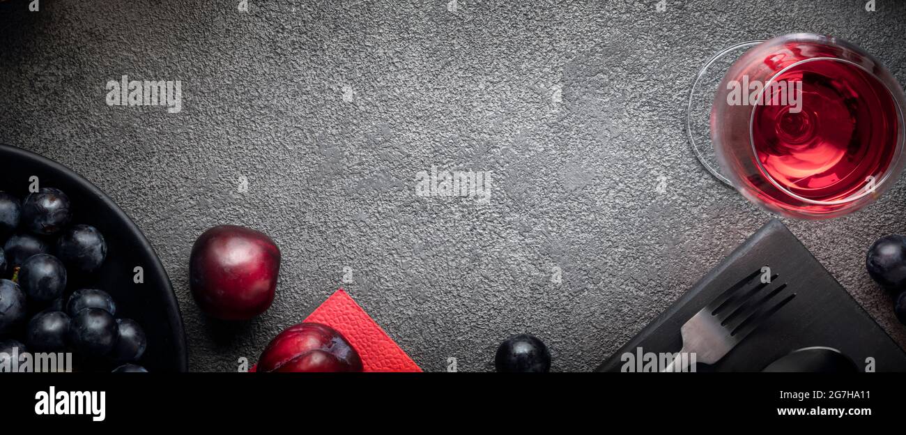 mockup of a menu for a restaurant, a wine list or an invitation to an ...