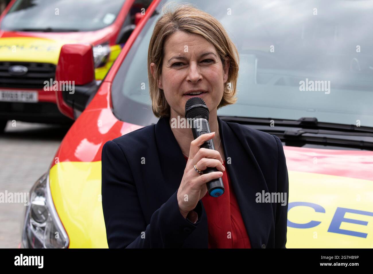 London, UK. 14th July 2021 Labour MP for Dulwich and West Norwood Helen ...