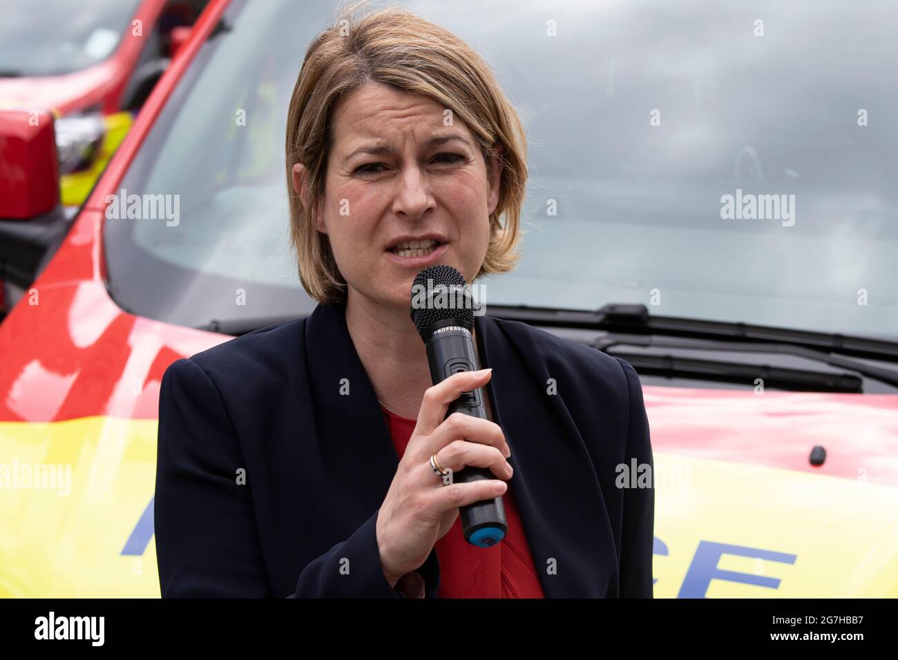 London, UK. 14th July 2021 Labour MP for Dulwich and West Norwood Helen ...