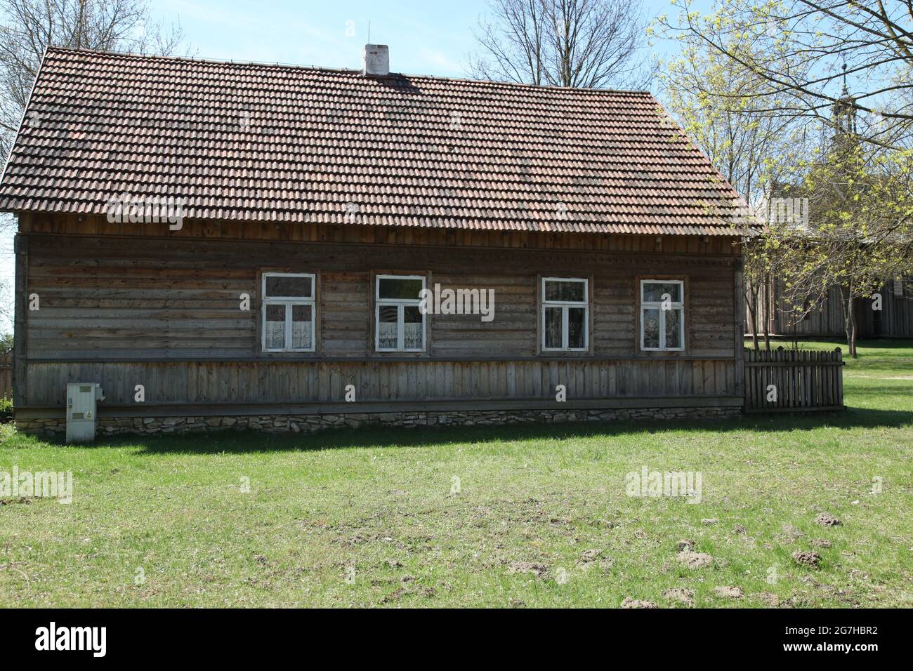 Old country cottage, open-air museum in Tokarnia, rural architecture ...