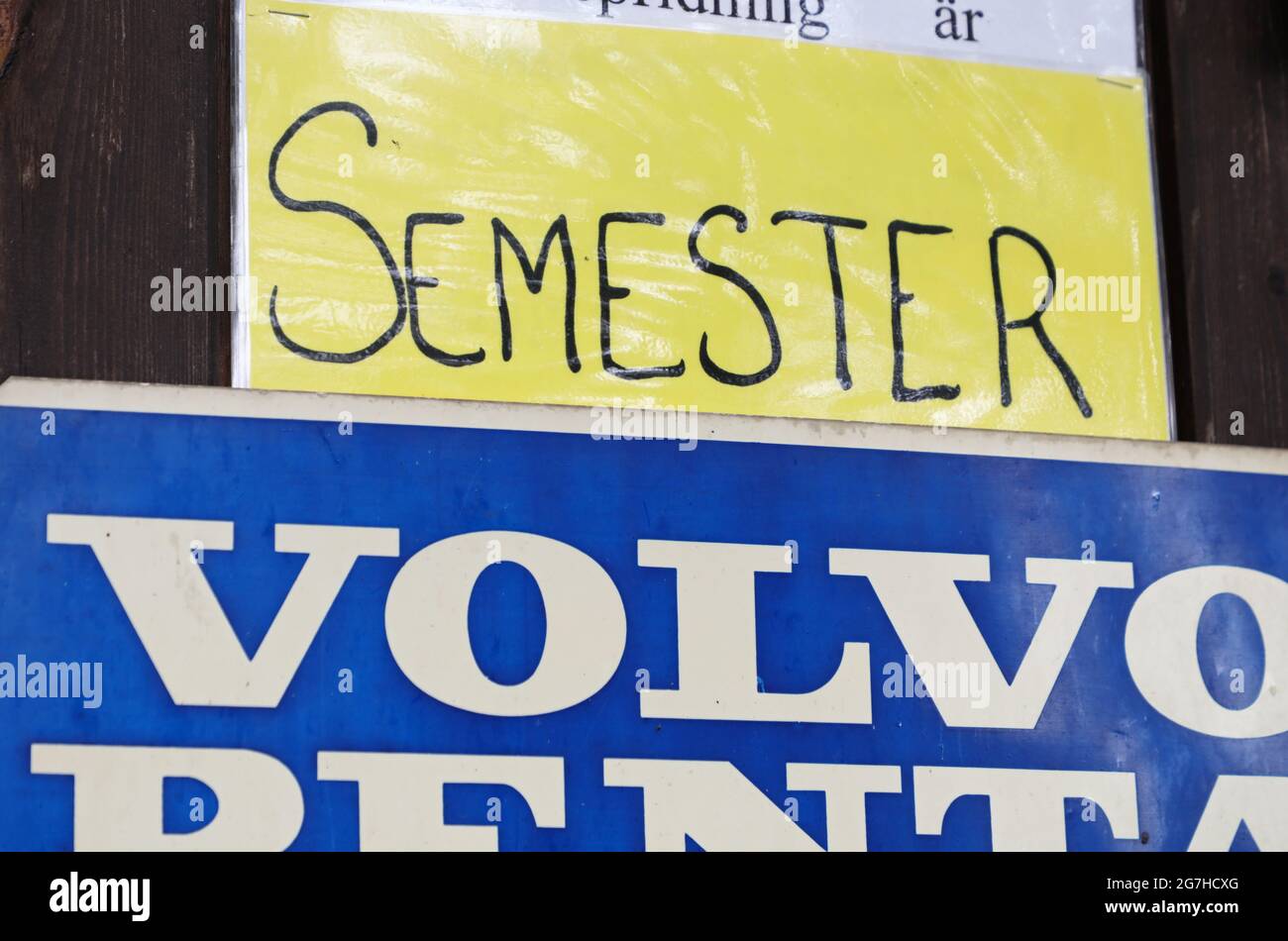 Volvo penta signs hi-res stock photography and images - Alamy