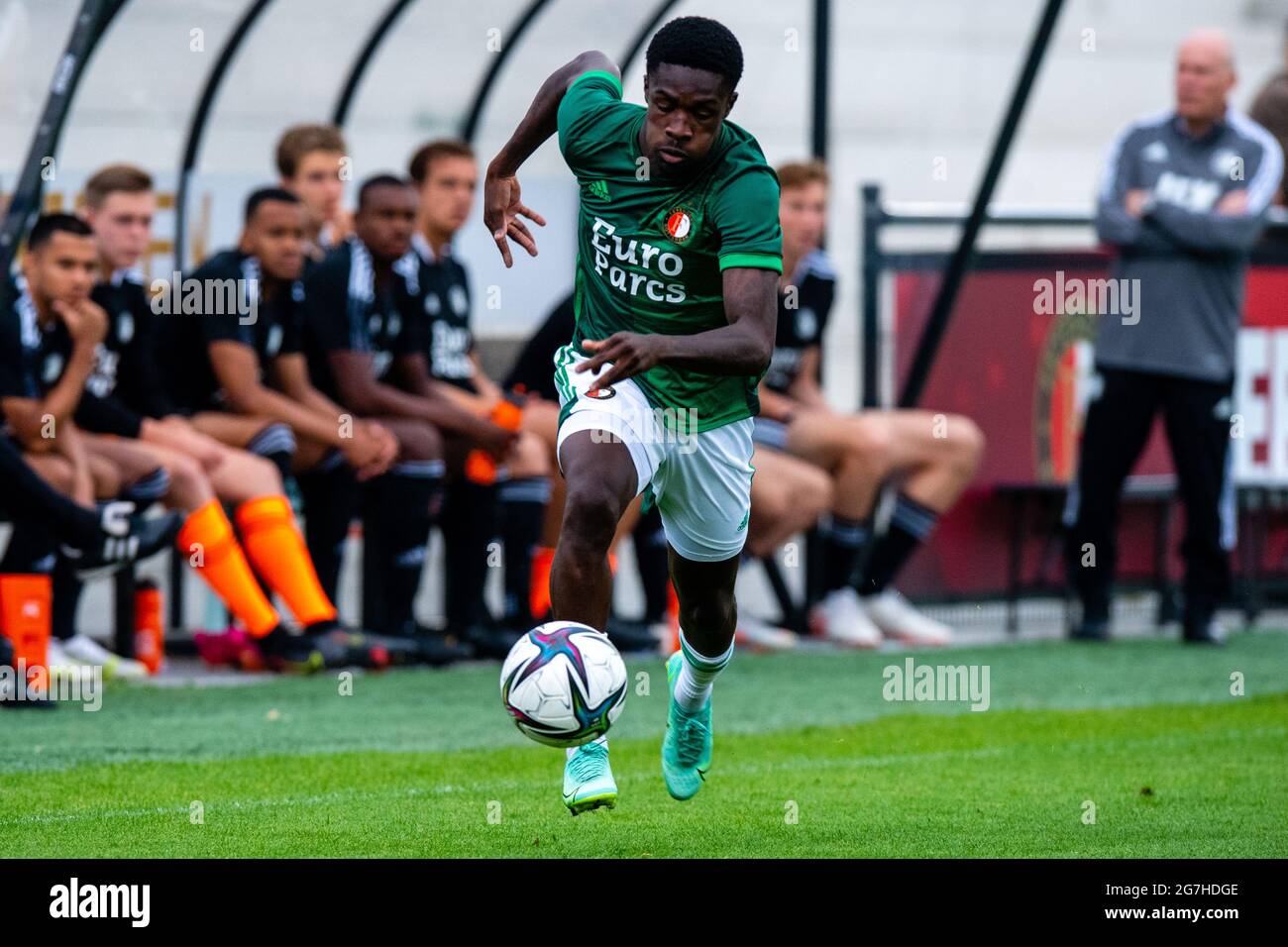 ROTTERDAM, NETHERLANDS - JULY 13: Christian Conteh of Feyenoord O21 ...