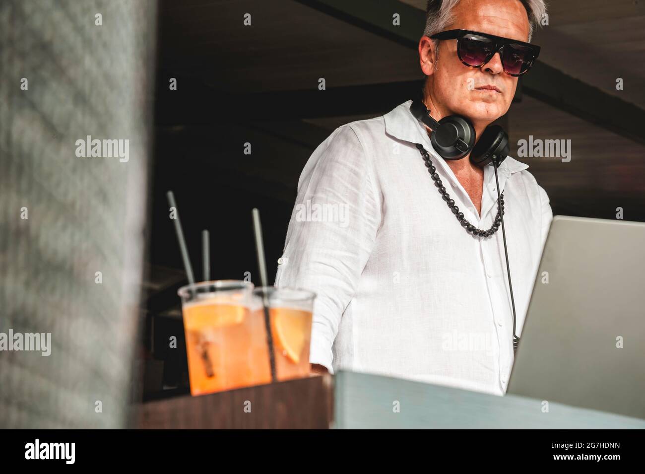 Cool disk jockey hi-res stock photography and images - Alamy