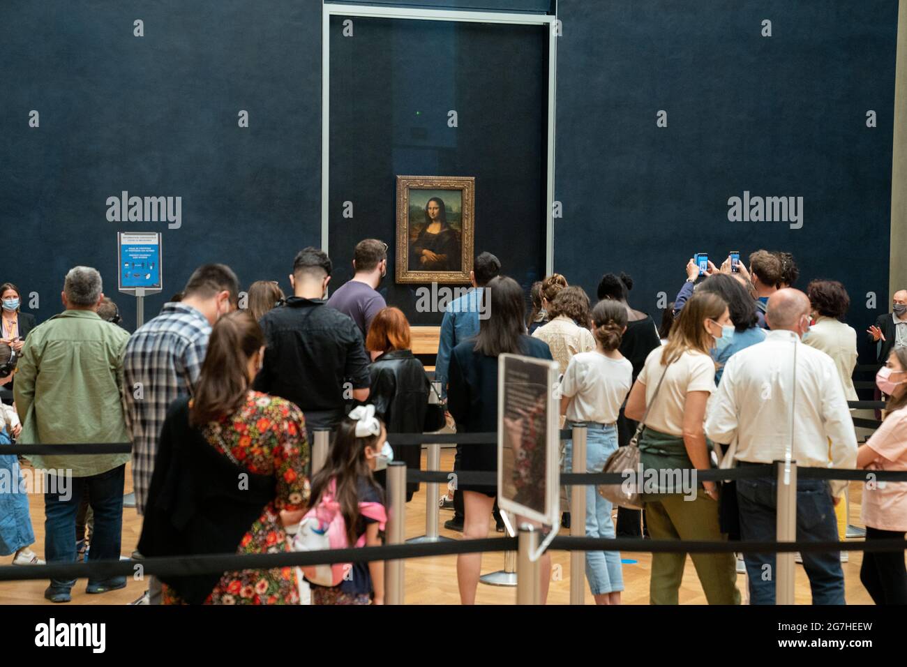 Random people and visitors at the museum of Louvre in Paris Stock Photo ...