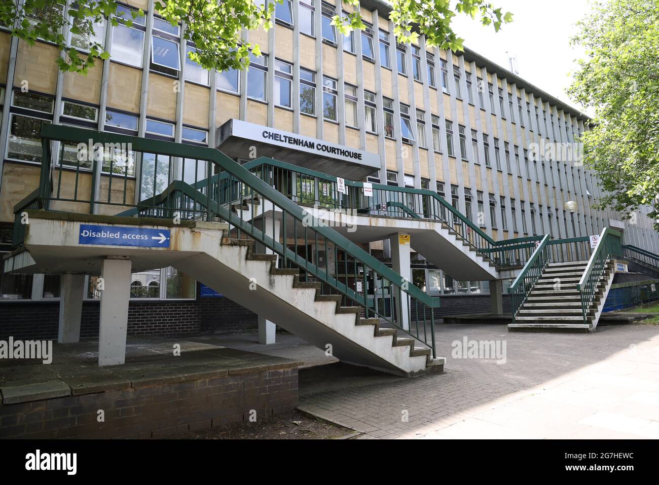 Cheltenham magistrates court building still picture hi-res stock ...