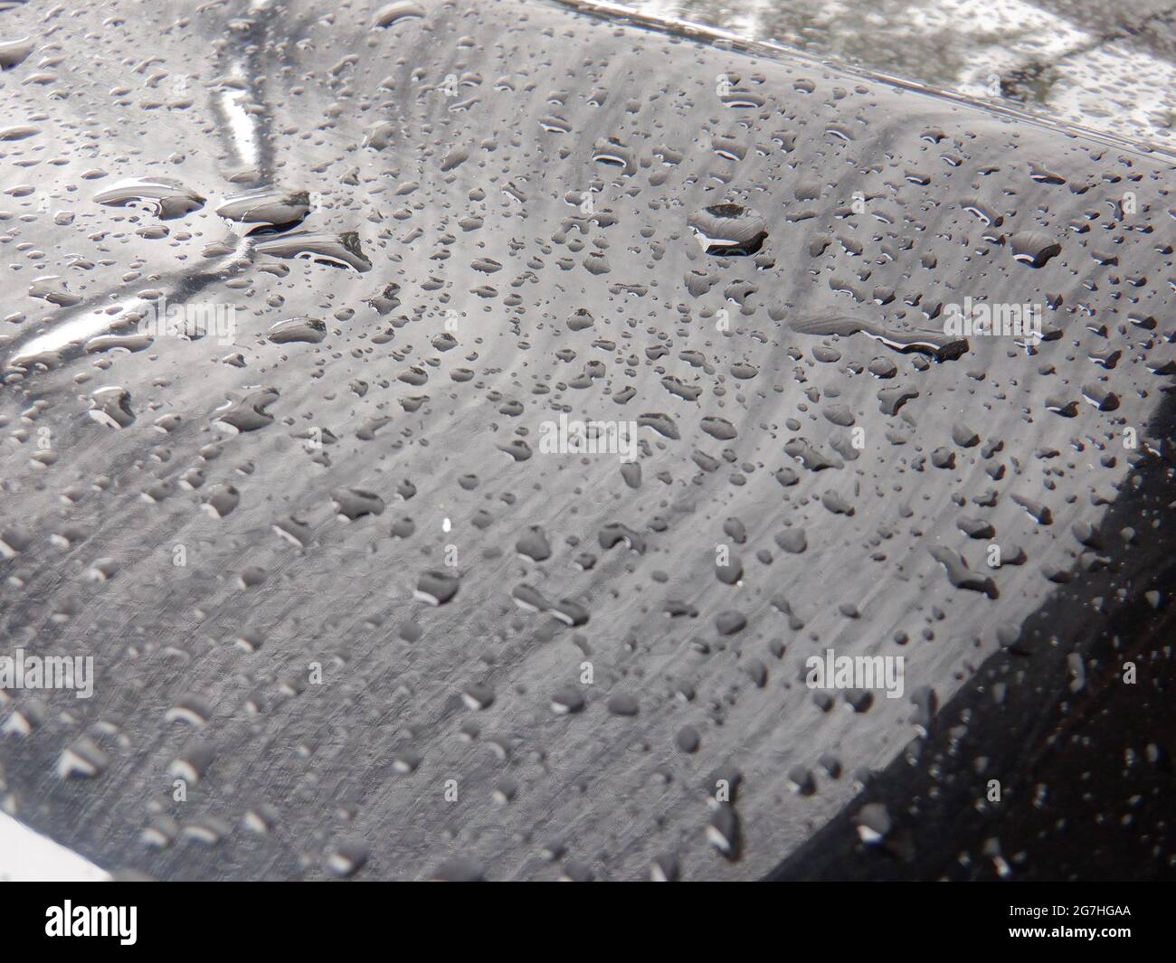 water droplets on the car after the rain Stock Photo - Alamy