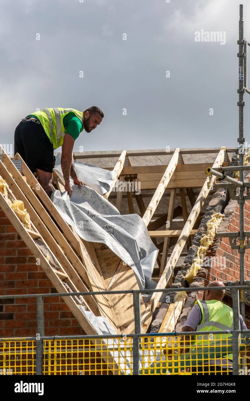 Keepmoat homes property developers, a development site in Chorley ...