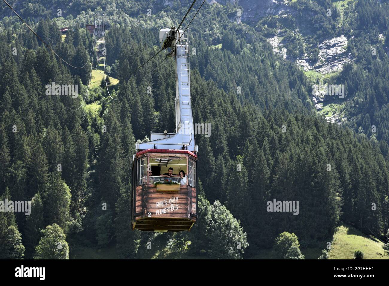 Cable Car, Switzerland Stock Photo - Alamy