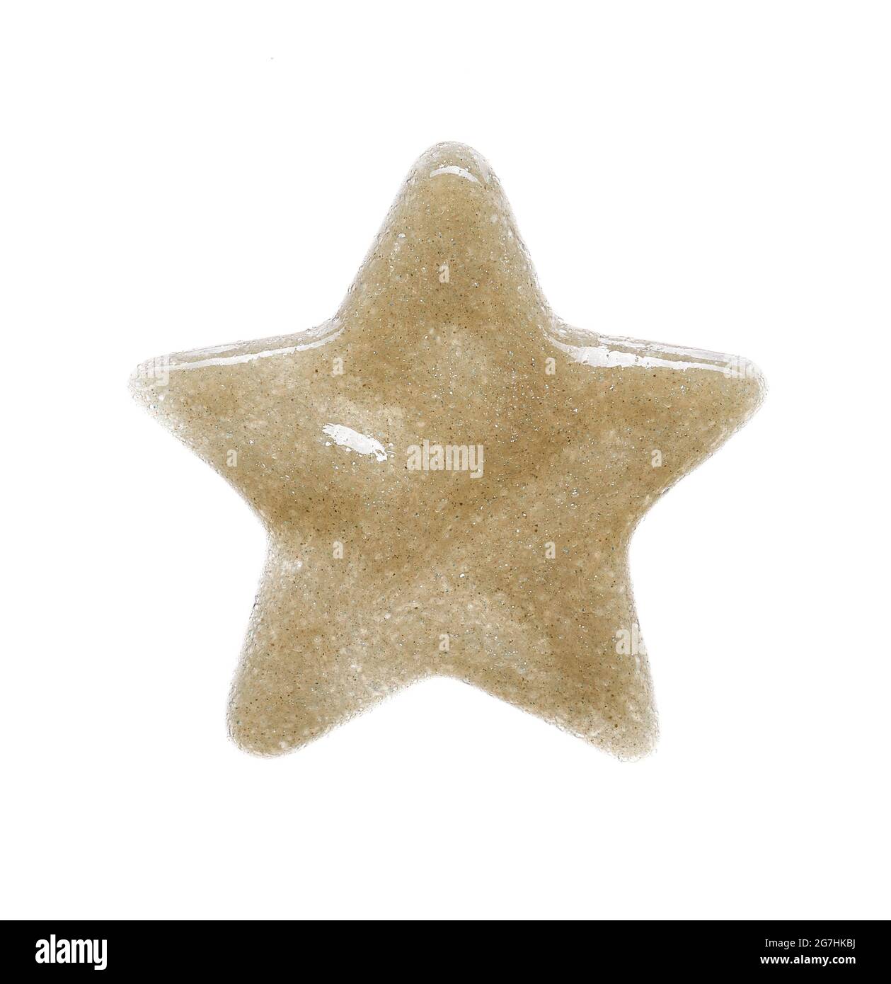 Light gray texture of cosmetic product, body scrub isolated on white ...