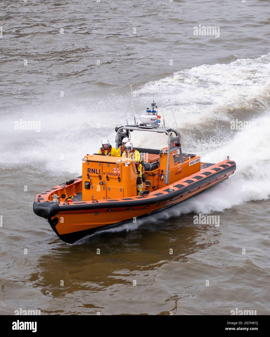 RNLI E-Class Lifeboat 'Hurley Burley' operating from Tower Lifeboat ...