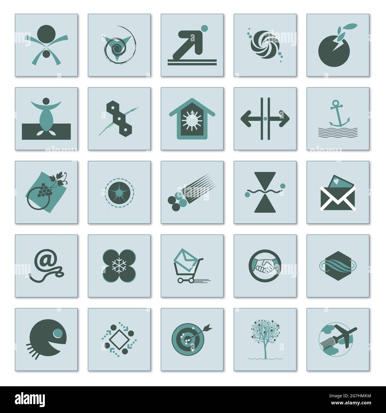 Set of signs and decorative symbols Stock Vector Image & Art - Alamy